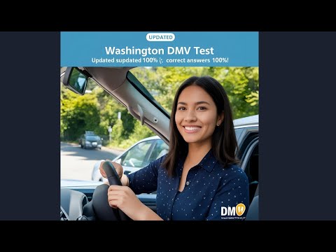 Washington DMV Test Updated| Correct Answers 100%|