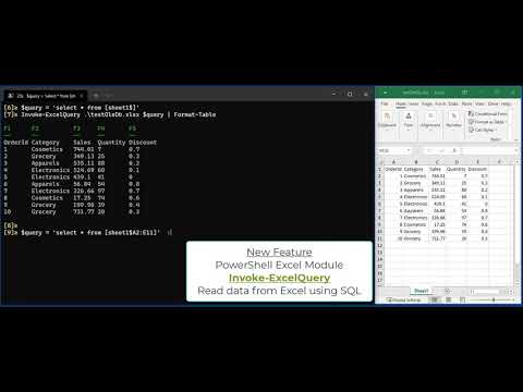 PowerShell Excel Module - New Feature