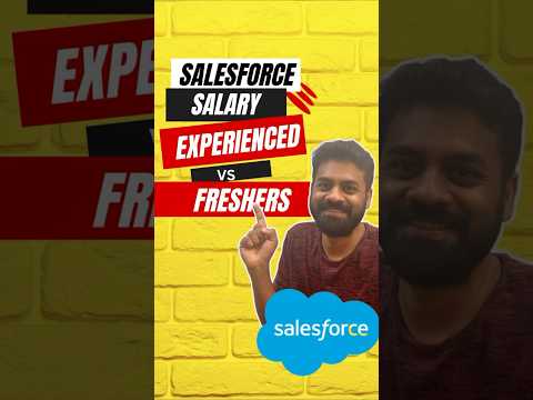 Salesforce Developers Salary Freshers and Experienced #salesforcejobs #AJSDAcademy