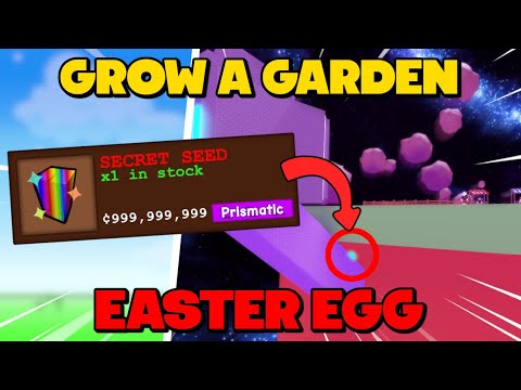 SECRET EASTER EGG in GROW A GARDEN!! (Roblox)