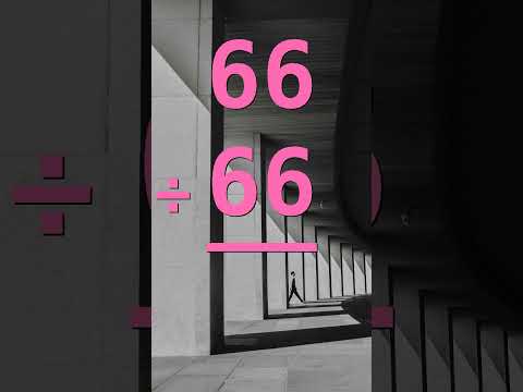 Division 66 and 66 #shorts #game #mathematics #mathgames