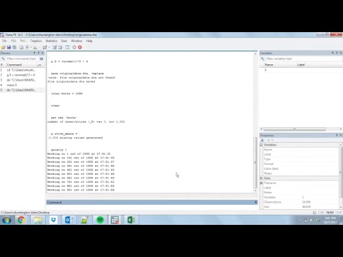 Bootstrap in Stata