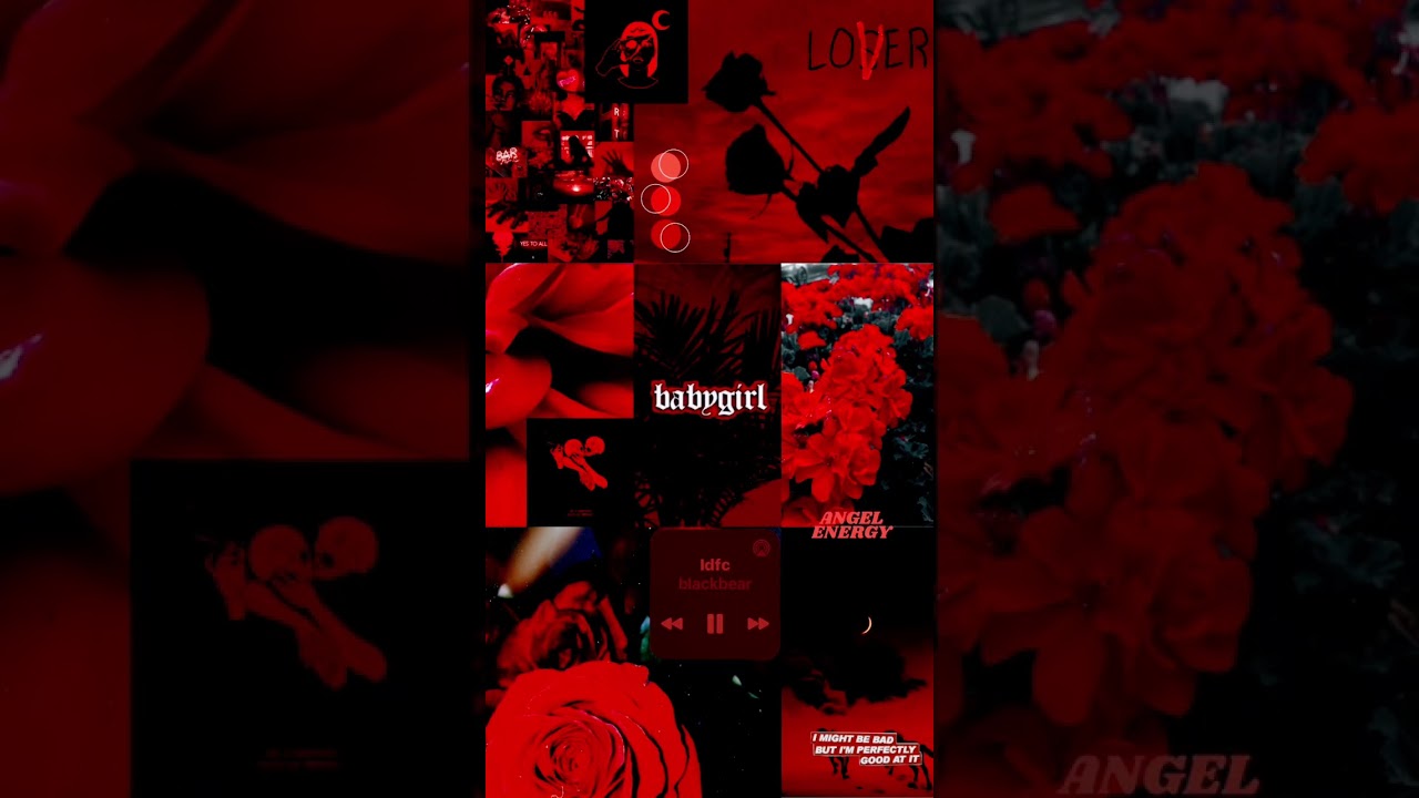 Aesthetic red wallpapers ❤️💔💋🌹🎈❣️💥🍓📍🍒🚨💄