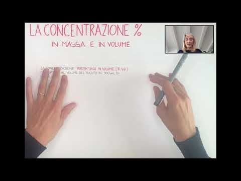Concentrazione percentuale in massa e in volume
