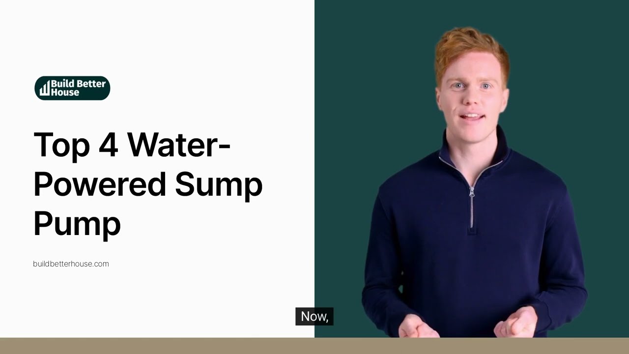 4 Water Powered Sump Pumps