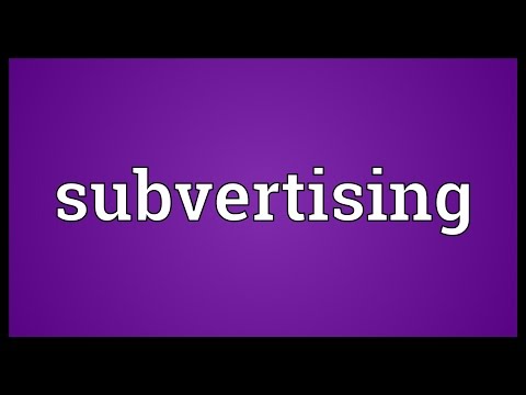 Subvertising Meaning