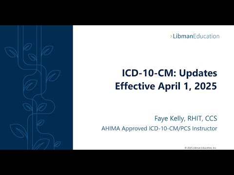 ICD-10-CM Code Updates for April 1, 2025
