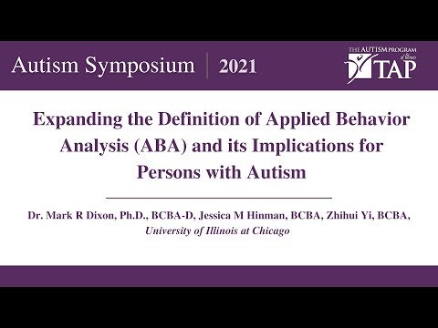 Expanding the Definition of ABA and its Implications for Persons with Autism