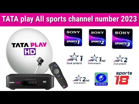 TATA play par sports channel number 2023 Sony sports 1, star sports 1, DD sports, sports 18 जान लो