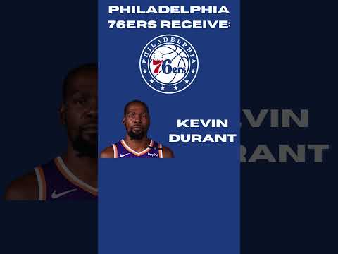 TRADING Kevin Durant To The Philadelphia 76ers! #nba #basketball #viral