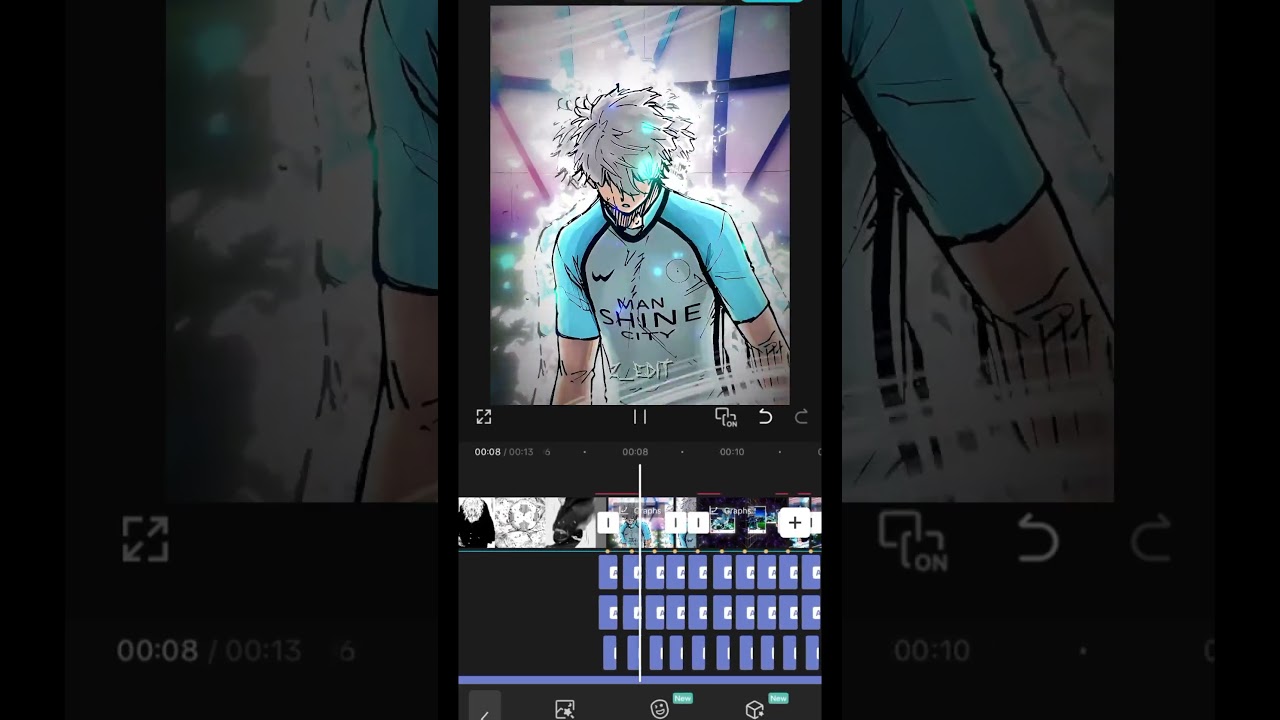 NAGI  Manga Edit 🥵 | Nagi Comeback Edit Tutorial #capcut  #bluelock