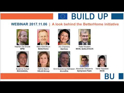 BUILD UP Webinar 2017 11 06 BetterHome 3 Questions & Answers