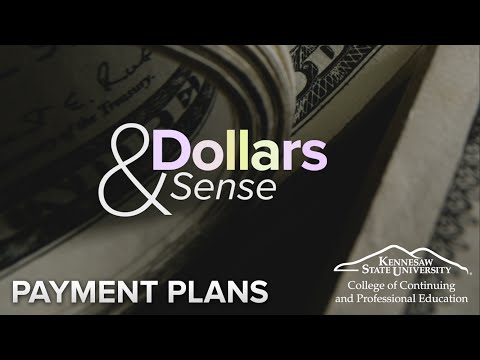 Dollars & Sense Financial Aid: Payment Plans for Professional Education at KSU