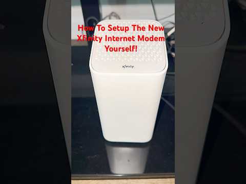 How To Setup The New Xfinity Internet Modem Yourself!