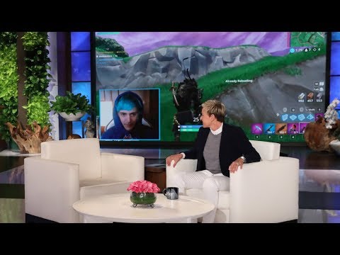 Ellen Makes Surprise Cameo During Ninja’s ‘Fortnite’ Livestream