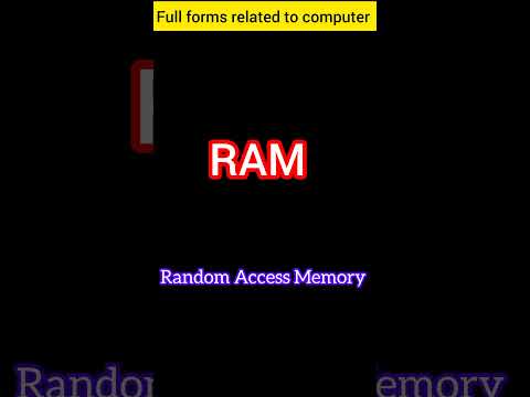 full form of RAM#viral #computer