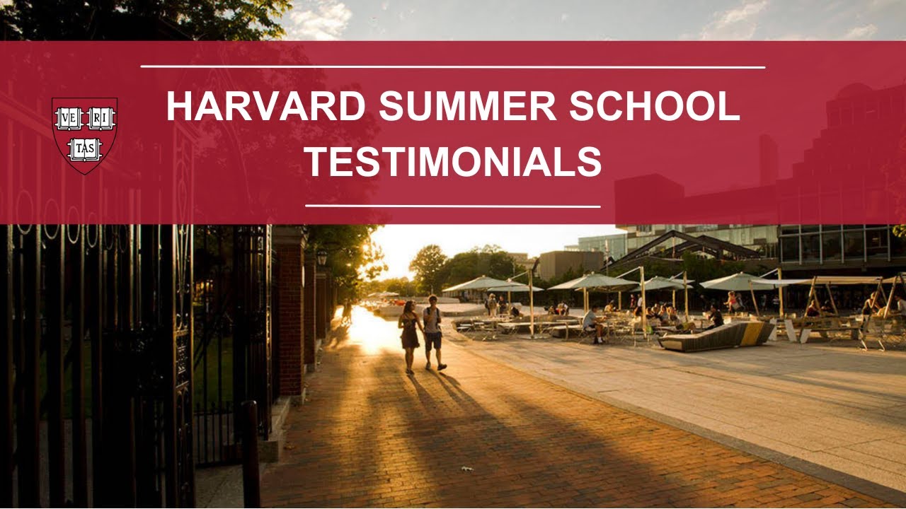 Harvard Summer School Testimonials