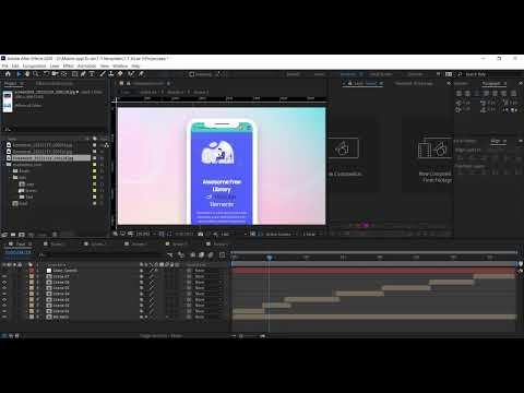 Free Mobile App Promo Video Templates 3d | after effect template + Tutorial