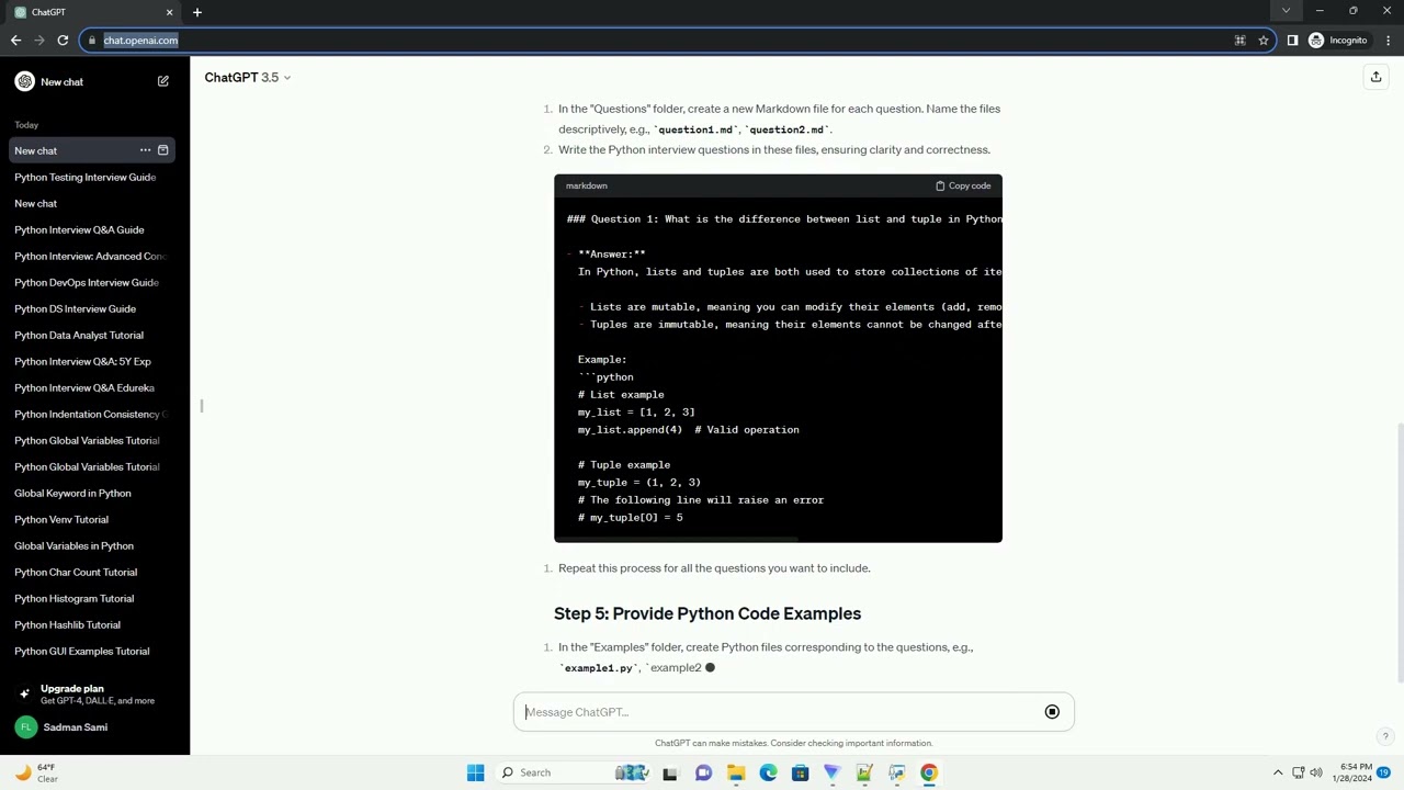 python interview questions and answers github