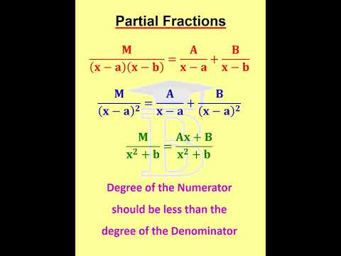 Partial Fractions