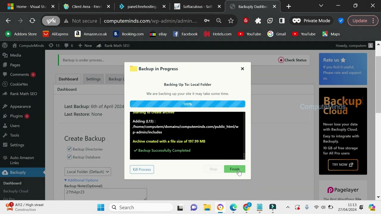 Effortless WordPress Backup: A Step-by-Step Guide Using Backuply | Free backup plugin
