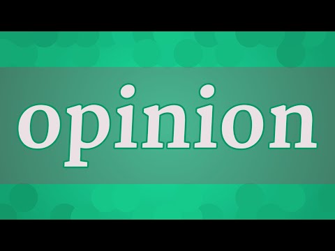 OPINION pronunciation • How to pronounce OPINION