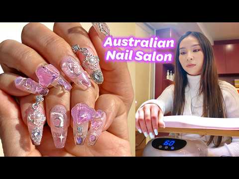 Getting My Nails Done At A Top Nail Salon 🇦🇺 💅🏻 | TINA YONG