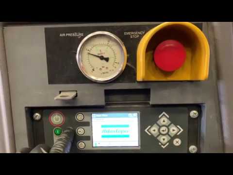Atlas Copco Vessel Pressure to low to Load