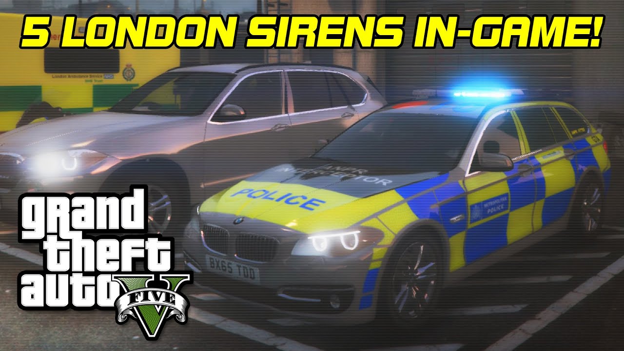 Met Police & London Sirens 1.0 - GTA 5