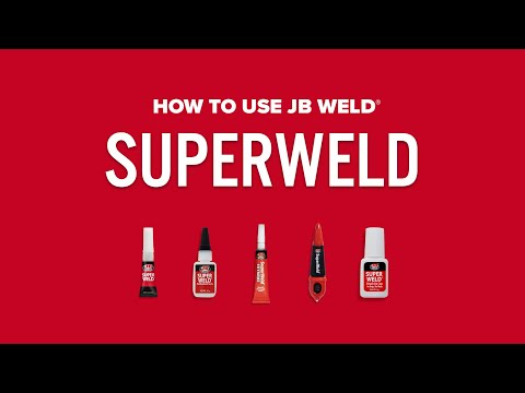 How To Use J-B Weld SuperWeld Super Glues