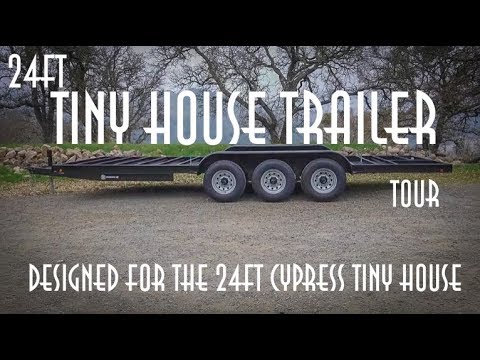 24ft x 84" Tiny House Trailer Tour