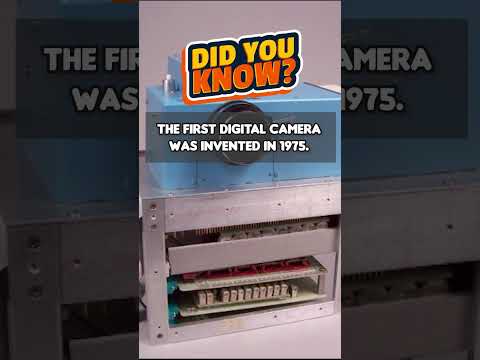 The first digital camera was invented in 1975.