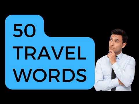 50 Must-Know Travel Vocabulary Words l English Vocabulary
