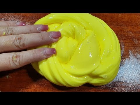 White Glue Slime, DIY Slime BakingSoda with White Glue