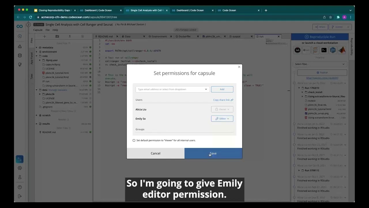 How to Collaborate Using Code Ocean Compute Capsules