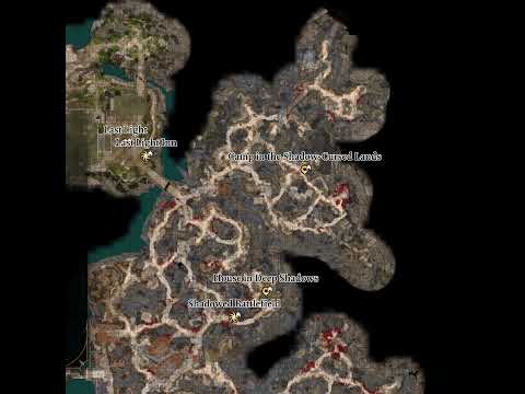 Baldur's Gate 3 ACT 2 Full map
