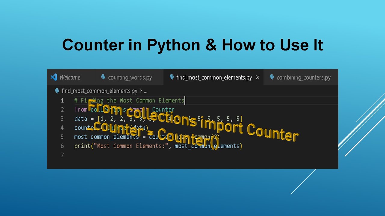 Mastering Python Counter: How to Efficiently Count and Analyze Elements