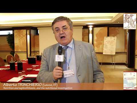 Alberto TRINCHIERI: "Nutrition and nephrolithiasis, and the nutritional investigation "