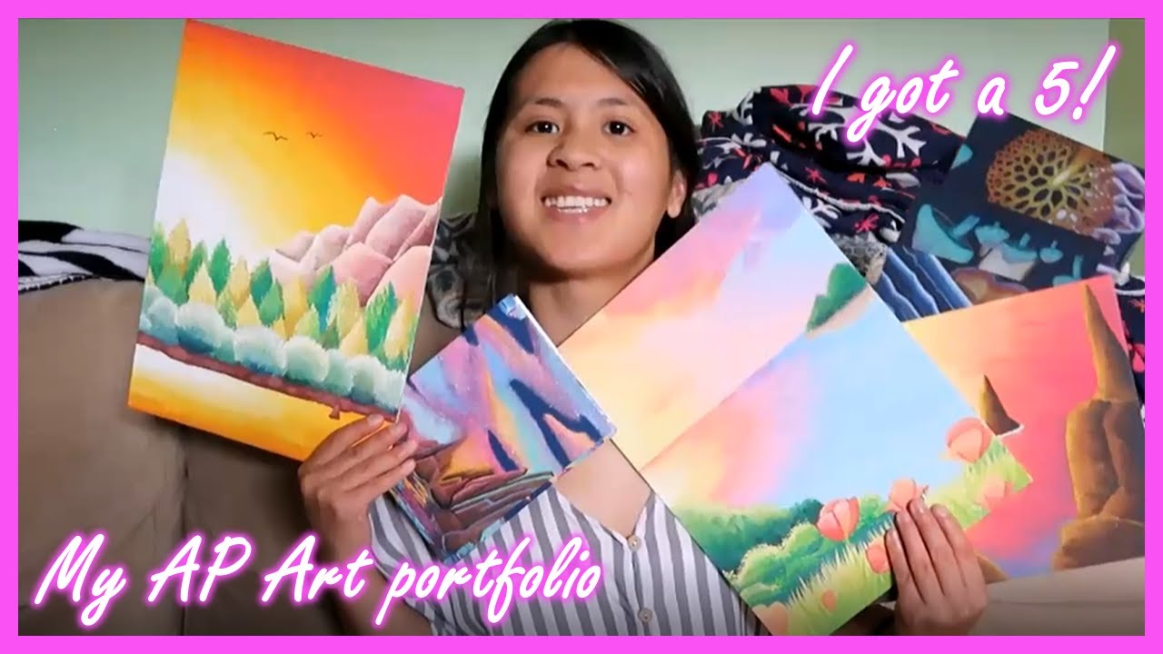 My 2020 AP Art portfolio (top score)+tips!
