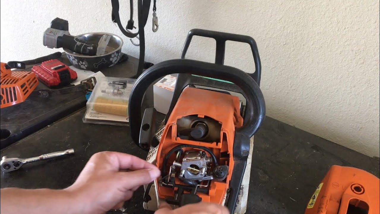 Stihl Chainsaw running poorly? Here's a quick fix.