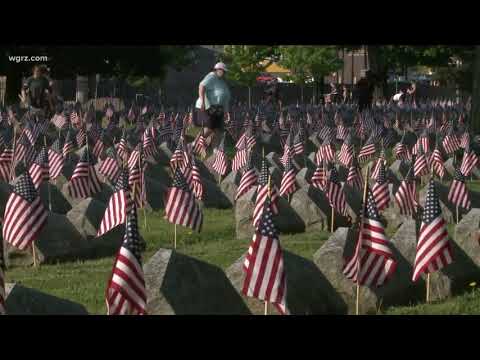 Erie Co. American Legion service at Forest Lawn