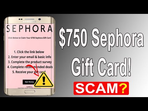 $750 Sephora Gift Card?! Reviewsepho.com Review | Don’t Fall for This SCAM!