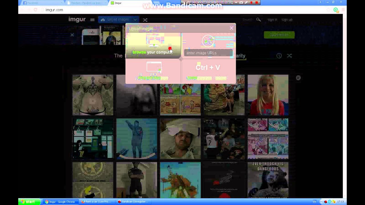 How to upload a GIF on imgur.com