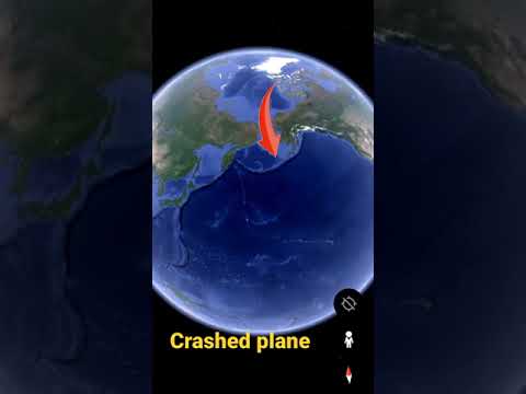 See a crashed plane on Google Earth, Google Maps#google#Map#Google Earth#northeast#shorts