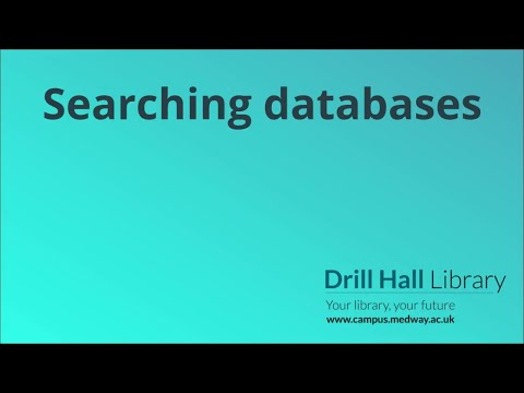 Searching databases