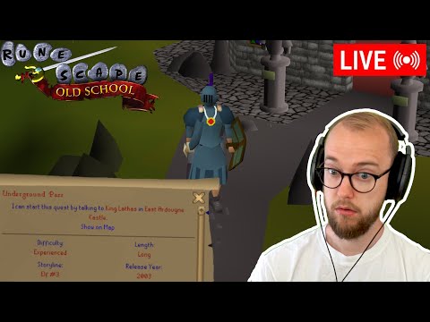 Underground Pass Today! - First Time OSRS HC Ironman Day 20