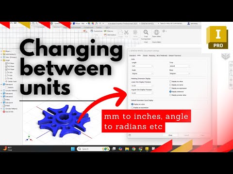 How to Change Units in Autodesk Inventor MM to Inches and More