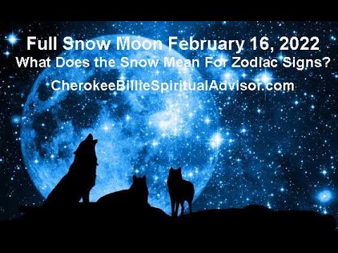 Full Snow Moon February 16, 2022