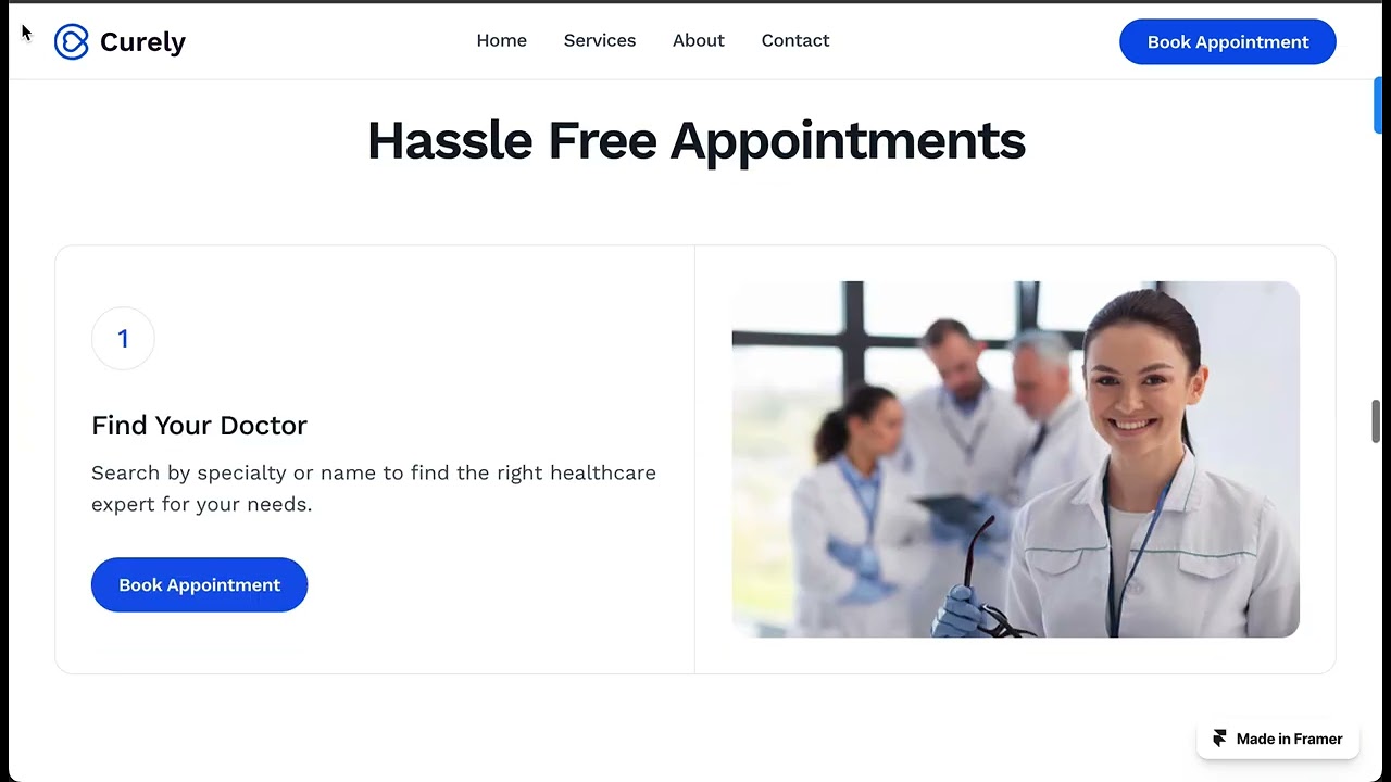 Curely — Health Care Website Template