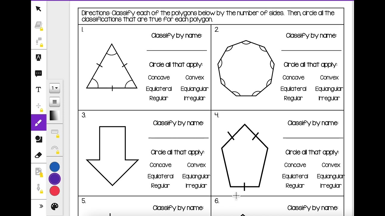 Classifying Polygons - Video Lesson